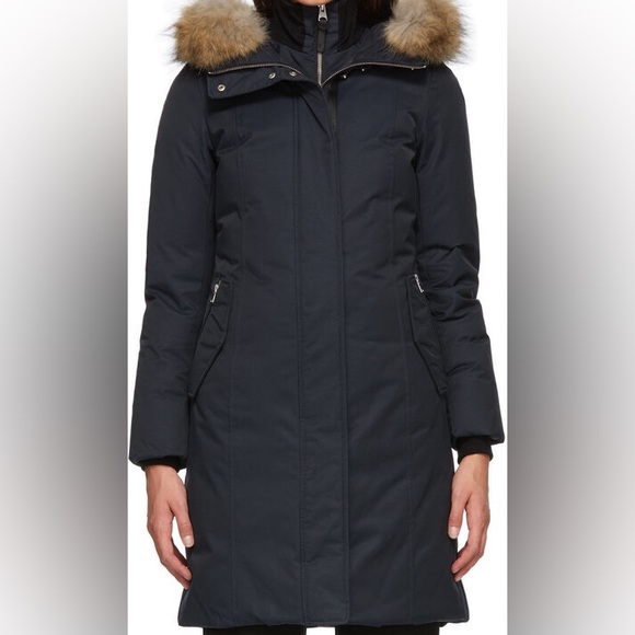 Mackage | Jackets & Coats | Mackage Black Puffer Coat With Fur Trim ...